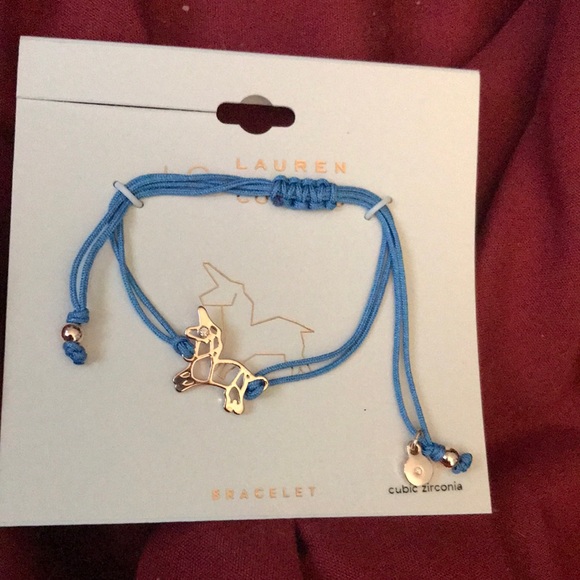 LC Lauren Conrad | Jewelry | Lc Lauren Conrad Blue Unicorn Bracelet ...